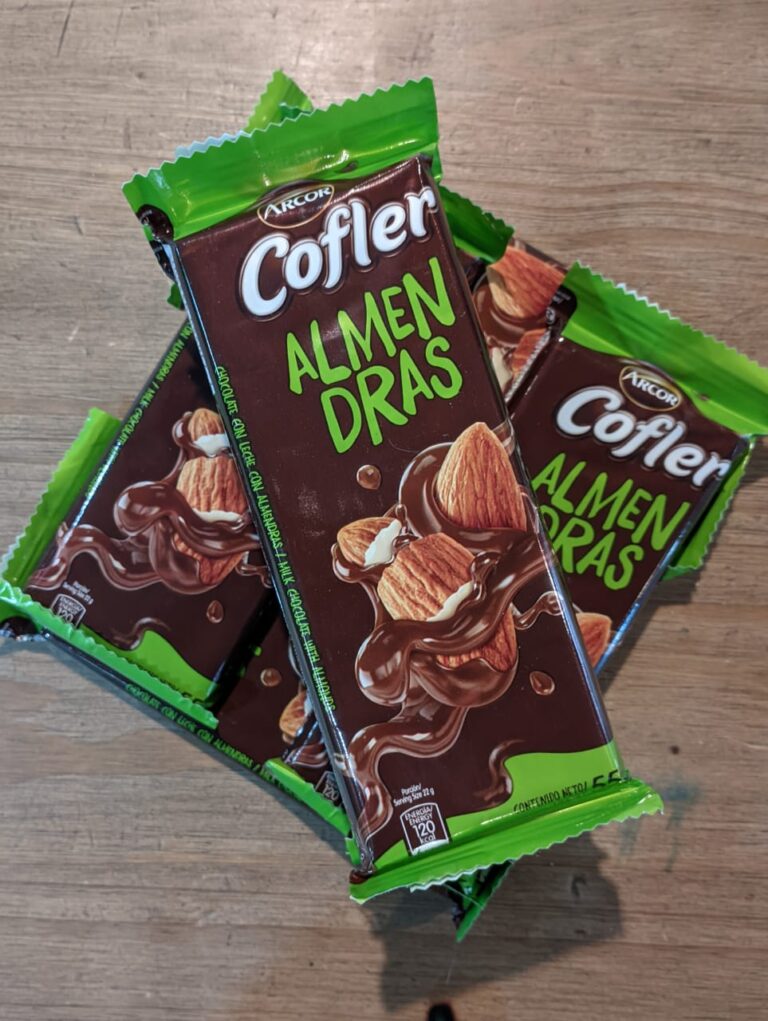 CHOCOLATE COFLER ALMENDRAS X 55G – Atención 24hs