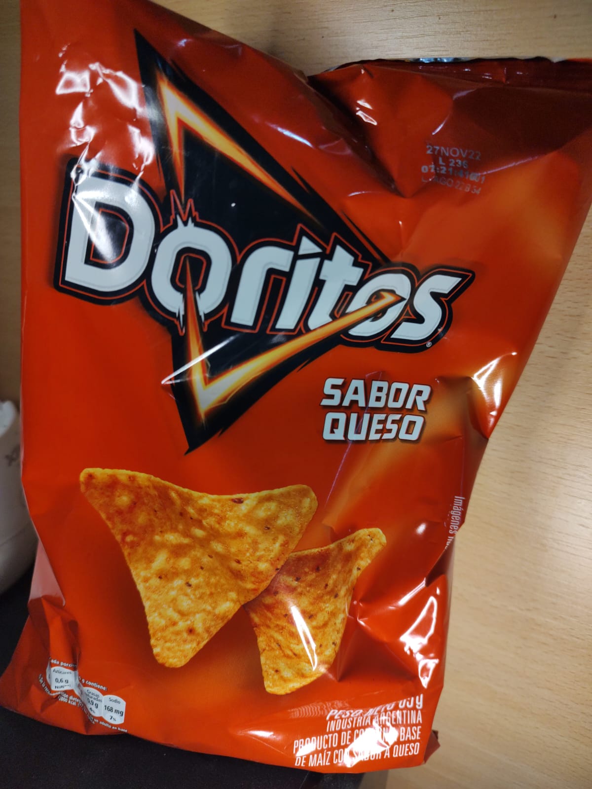 DORITOS QUESO X 85GR – Atención 24hs