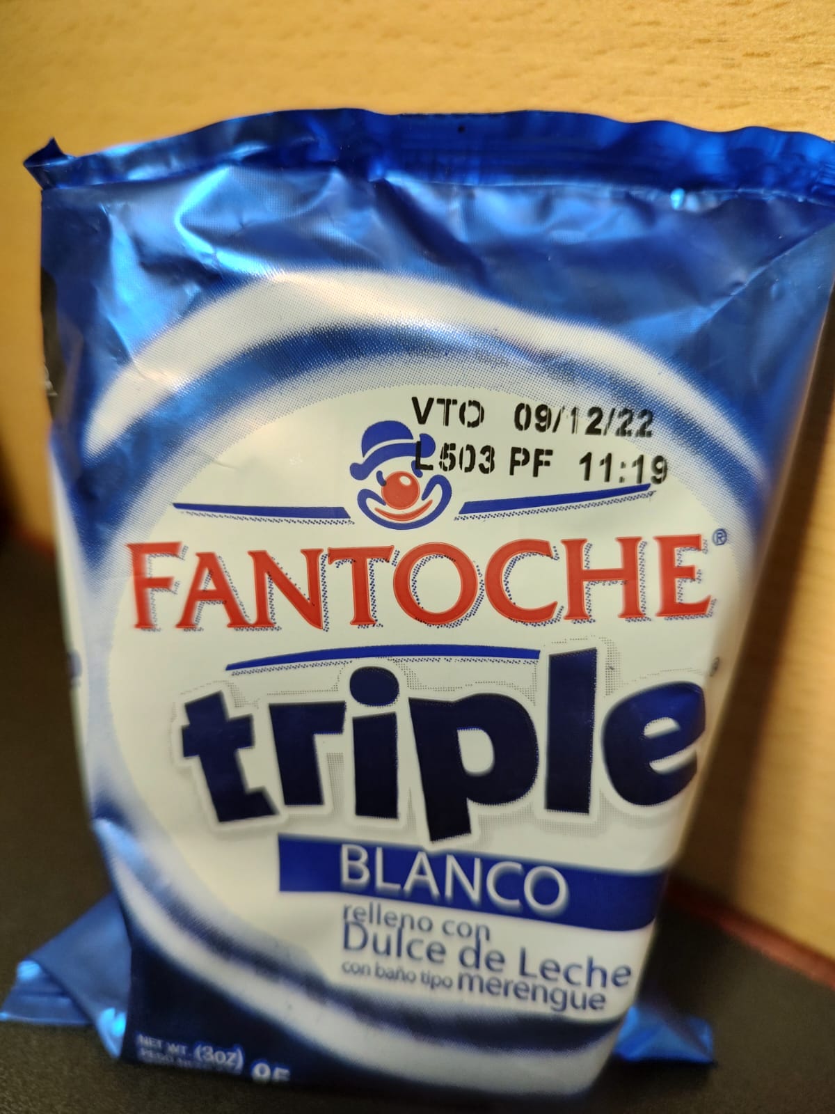 ALFAJOR FANTOCHE TRIPLE BLANCO – Atención 24hs