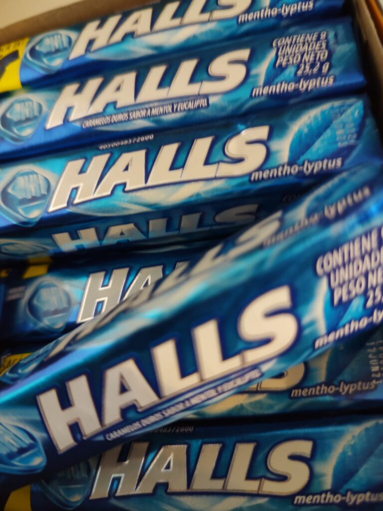 PASTILLAS HALLS MENTOL – Atención 24hs
