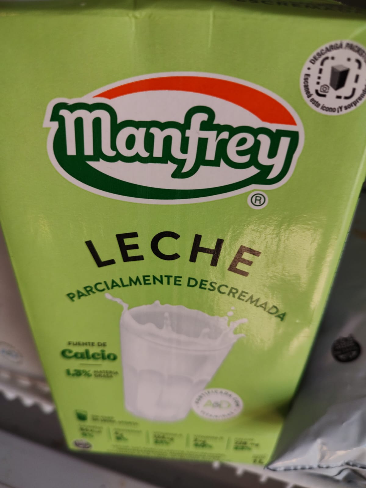 LECHE MANFREY DESCREMADA LARGA VIDA X 1 L – Atención 24hs
