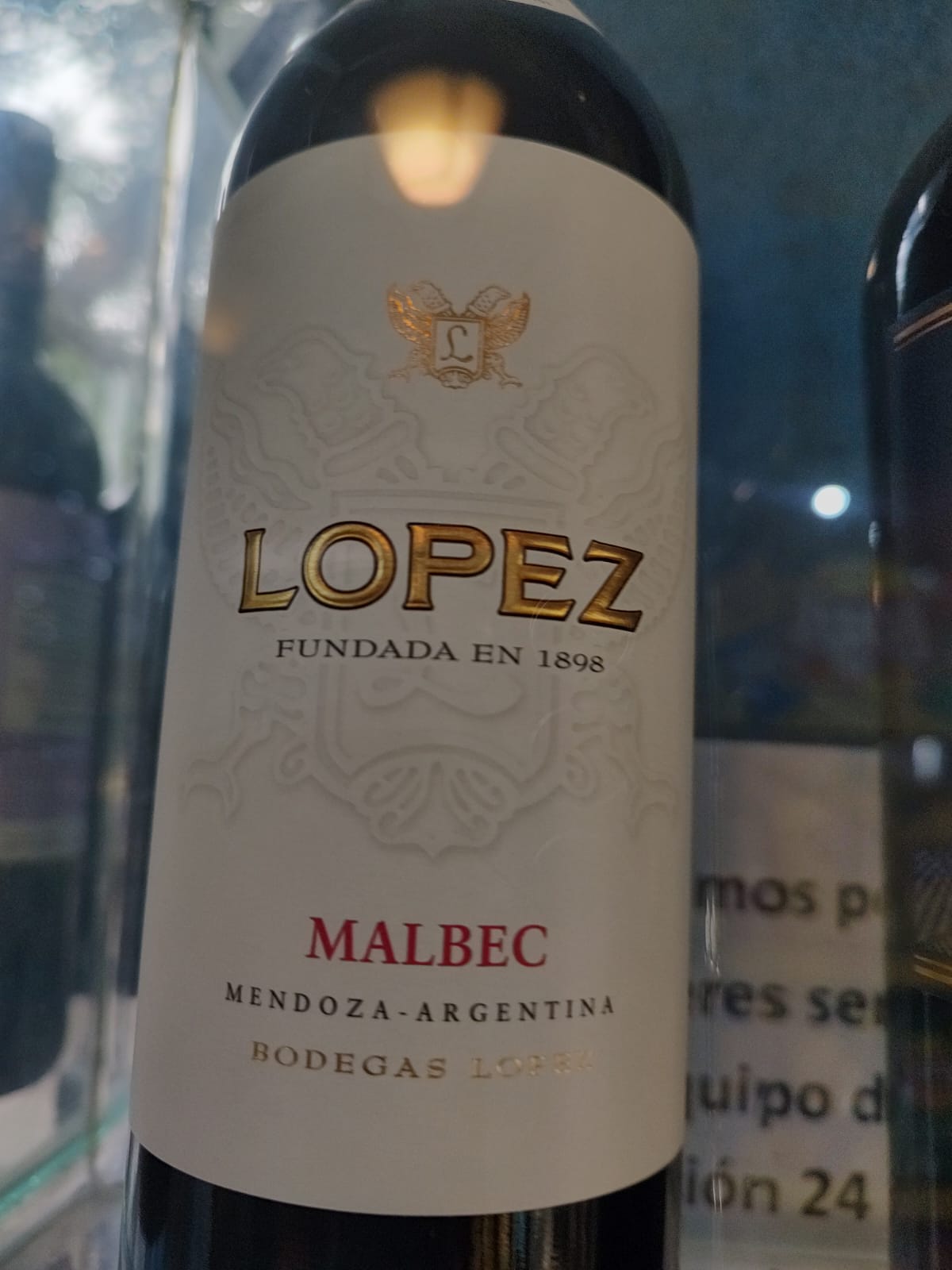 VINO TINTO LOPEZ MALBEC 750 ML – Atención 24hs